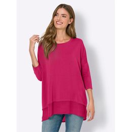 Heine Oversize-Shirt in pink | Gr.: 48/50