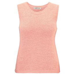 Cartoon Strick-Top mit Rundhalsausschnitt in Light Peach | Gr.: 38