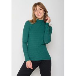 Greenbomb Longsleeve Basic in Dschungel Grün | Gr.: L