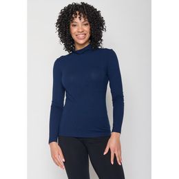 Greenbomb Longsleeve Basic in Marineblau | Gr.: XS