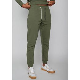 Greenbomb Jogginghose Basic in Schmutziges Olivgrün | Gr.: XS