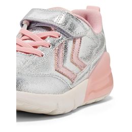 Hummel Kinder Sneaker "Daylight Glitter Jr" in Silber | Gr.: 32