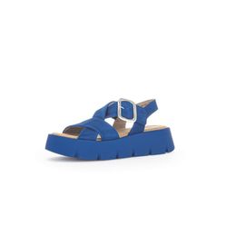Gabor Fashion Plateau Sandalen in blau | Gr.: 40