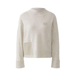 Oui Pullover in light beige mel | Gr.: 42