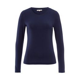 Les Lunes lang&auml;rmeliges Freizeithemd SCARLETT Longsleeve Basic in dress blue | Gr.: M
