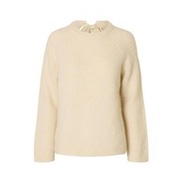 Selected Femme GABELLA LS KNIT BOW O-NECK in Birch | Gr.: XS