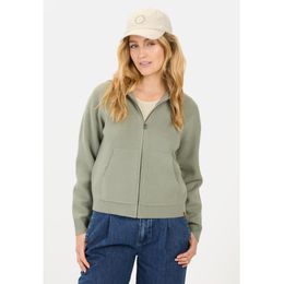 Camel Active Strickjacke mit Kapuze in Eukalyptus | Gr.: L