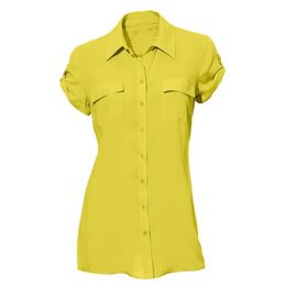 Heine Kurzarm-Bluse in limone | Gr.: 42