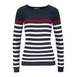AJC Pullover in Dunkelblau/ Wei&szlig; | Gr.: 36