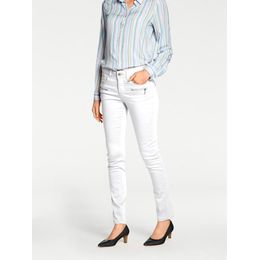 Heine Bauchweg-Jeans in wei&szlig; | Gr.: 46