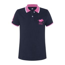 POLO SYLT Poloshirt mit farblich abgesetztem Kragen in Blau | Gr.: 122/128