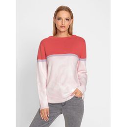 Heine Pullover in grapefruit-flieder-gemustert | Gr.: 50