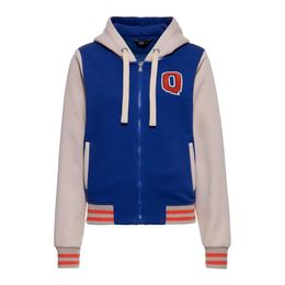 Queen Kerosin Collegejacke Kitten Sport Club in blau | Gr.: M