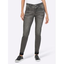 Heine Skinny Jeans in grey denim | Gr.: 48