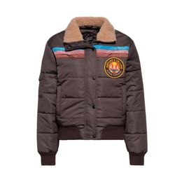 Queen Kerosin Winterjacke Nature's Calling in braun | Gr.: S