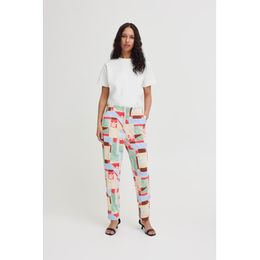 Ichi Casual Hose IHKATE Regular fit in Multi Tile aop | Gr.: L