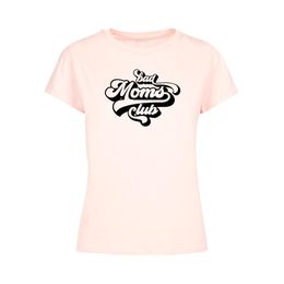 F4NT4STIC Box Tee Muttertag Family Vibes für Moms Club in pink | Gr.: L