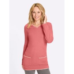 Sieh an! Longpullover in flamingo | Gr.: 56
