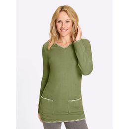 Sieh an! Longpullover in schilf | Gr.: 54