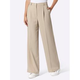 Heine Anzughose in beige | Gr.: 42