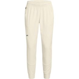 Under Armour Sweat Pant "Ua Unstoppable Jogger" in Weiß | Gr.: XS