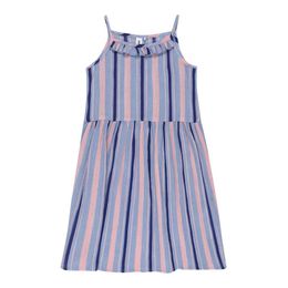 ABOUT YOU Kleid 'Fiona' Mädchen Größe 122/128 navy / rauchblau / rosa