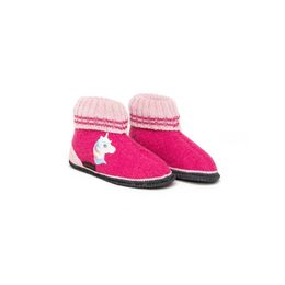 Kitz-Pichler Kinderhausschuh "Kauns Einhorn" in rosa | Gr.: 35