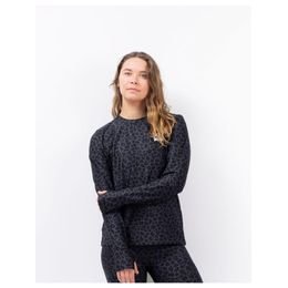 EIVY Langarmshirt in Black Leopard | Gr.: L