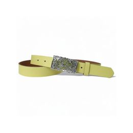 Fronhofer Lederg&uuml;rtel in Lemon | Gr.: 120 cm