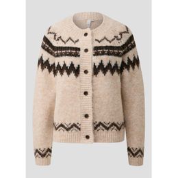 QS Strickjacke in 02X0_creme | Gr.: M