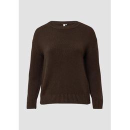 QS Strickpullover in 8947_dunkelbraun | Gr.: 48