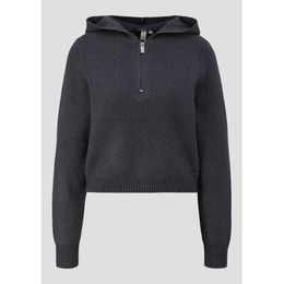 QS Strickpullover in 98W0_dunkelgrau | Gr.: M