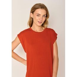 Greenbomb Kleid Basic in Lehm rot | Gr.: S