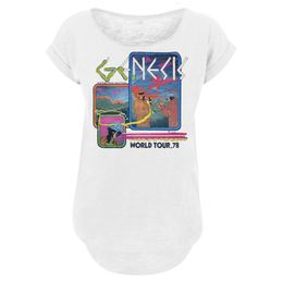 F4NT4STIC Long Cut T-Shirt Genesis World Tour 78' in wei&szlig; | Gr.: S