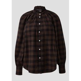 QS Bluse in 89N0_dunkelbraun | Gr.: 34