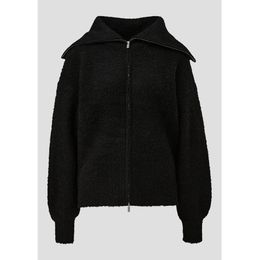 QS Strickjacke in 9999_schwarz | Gr.: S