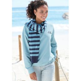 ELBSAND Sweatshirt in aquamarine | Gr.: M