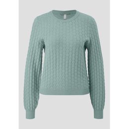 QS Strickpullover in 6215_ozeangr&uuml;n | Gr.: M