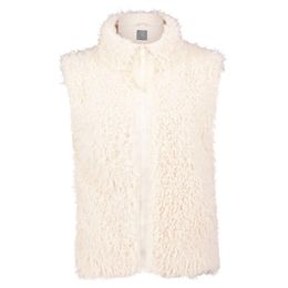 BETTY & CO BETTY & CO Kunstfell-Weste mit Stehkragen in cream | Gr.: 36