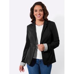 WITT WEIDEN Jersey-Blazer in schwarz | Gr.: 40