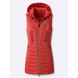 WITT WEIDEN Longweste in rot | Gr.: 42