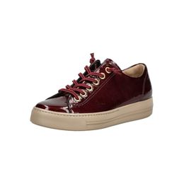 Paul Green Sneaker in Rot Lack | Gr.: 42