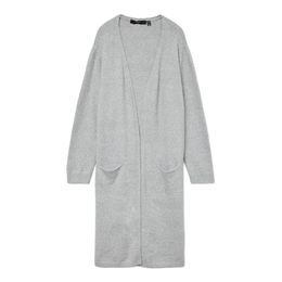 Véro Moda Vero Moda Strickjacke in Light Grey Melange | Gr.: 48/50
