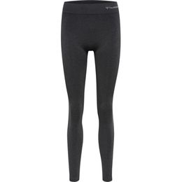 Hummel Leggings Hmlci Damen in BLACK MELANGE | Gr.: S