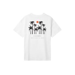 F4NT4STIC T-Shirt Escape Discover the World Palm Trees in off-white | Gr.: M