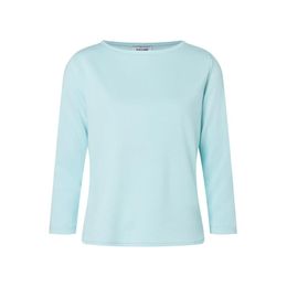 More & More More & More stretchiges Boxy-Shirt, 3/4 Arm in blue haze | Gr.: 34