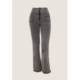 Freddy Jeggings High Waist Bootcut in grau | Gr.: XS