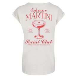 F4NT4STIC Extended Shoulder T-Shirt Espresso Martini Social Club in Whitesand | Gr.: XL