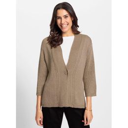 WITT WEIDEN Strickjacke in beige | Gr.: 36