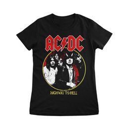 ACDC AC/DC Shirt "Highway To Hell 1979 Tour Girly Tee" in Schwarz | Gr.: M